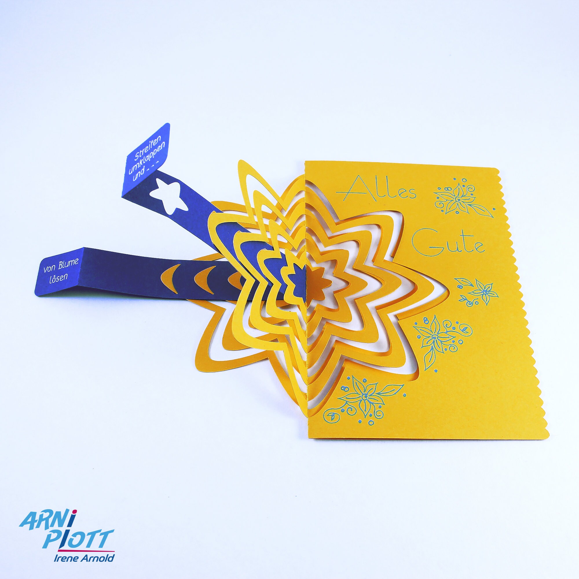 Plotter File, Plotter Template Pop-up Greeting Card, Birthday Card ...