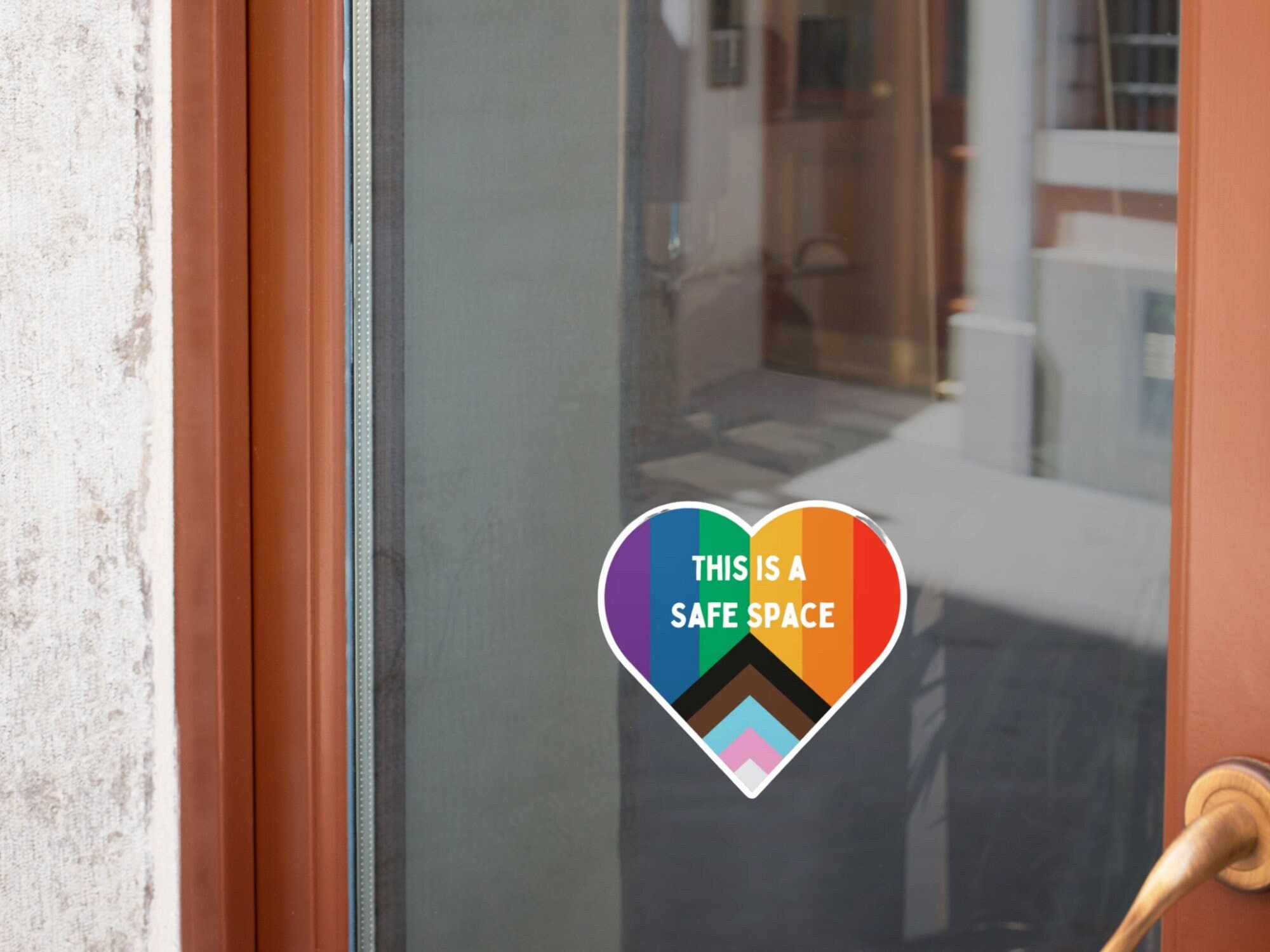 This is a Safe Space Sticker Gay Pride Diversity Heart Vinyl - Etsy