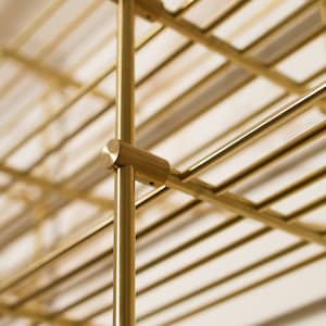 Brass Two-way Shelf Connector for Modular French Bistro Shelves | the ...