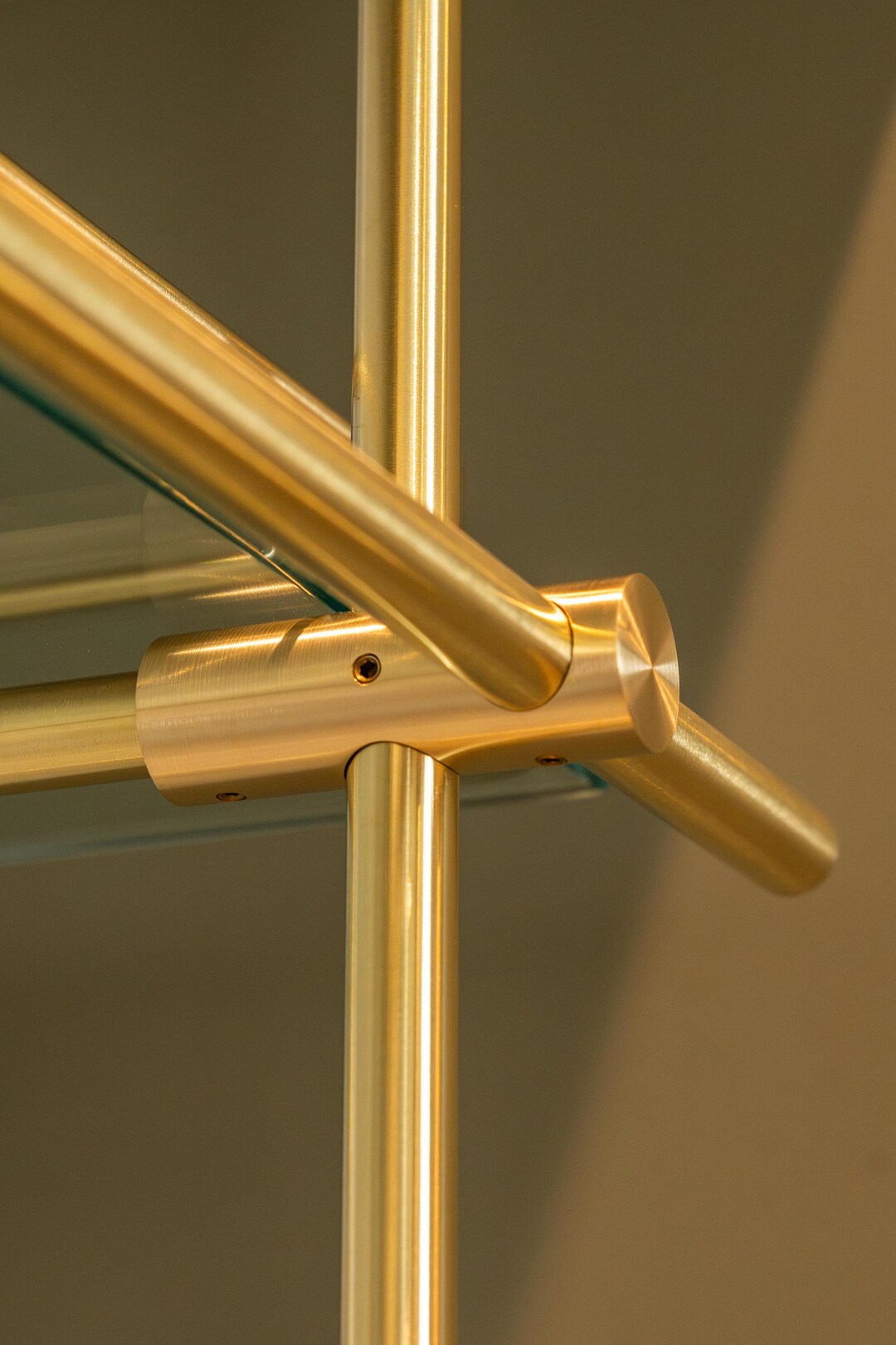 Brass Three-way Connector for Modular French Bistro Shelves | the ...