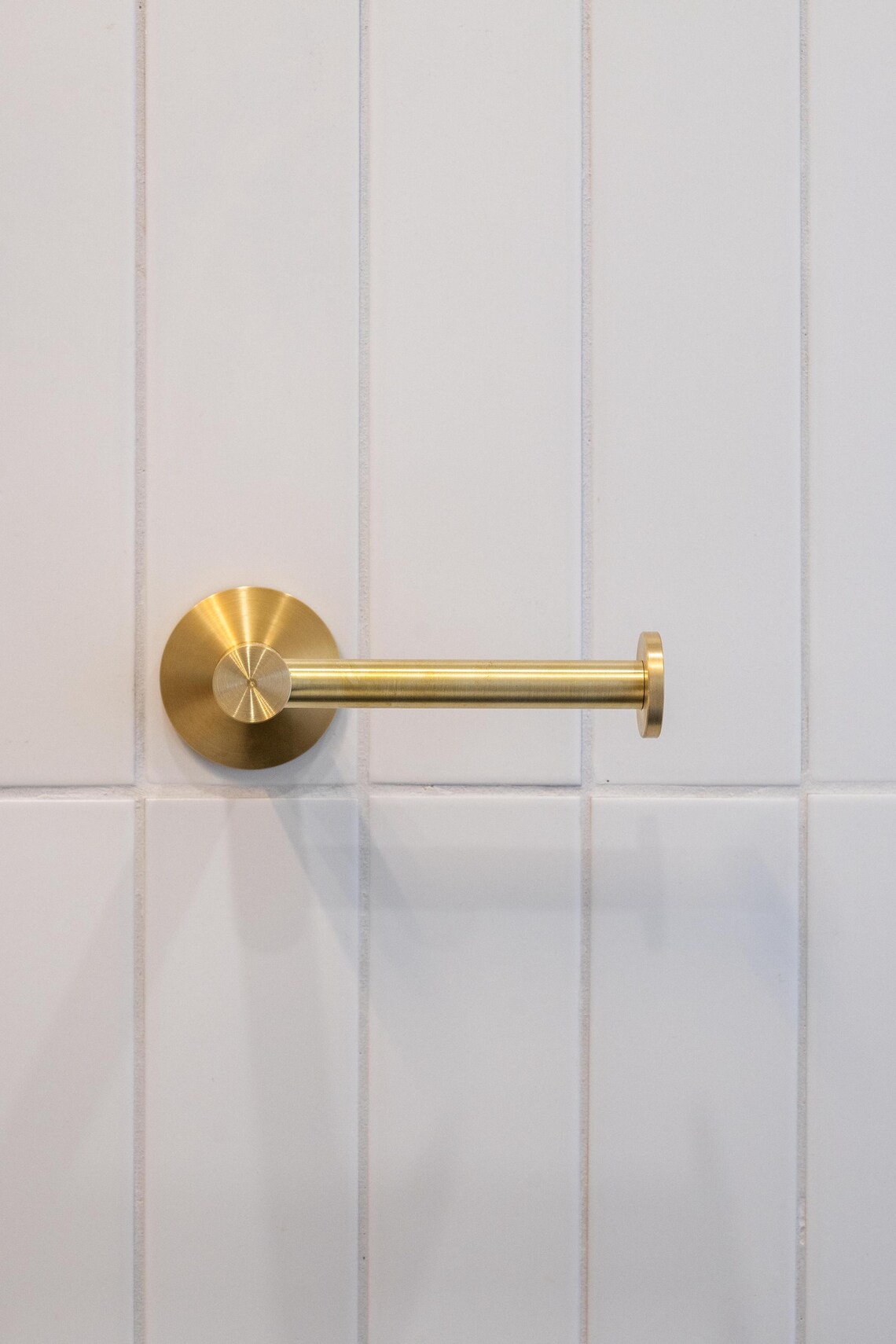 Brushed Brass Toilet Paper Holder - Satin Brass - Solid Brass | the Origin Toilet Paper Holder ...