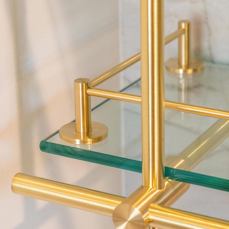 Brass Shelf Rail - Etsy