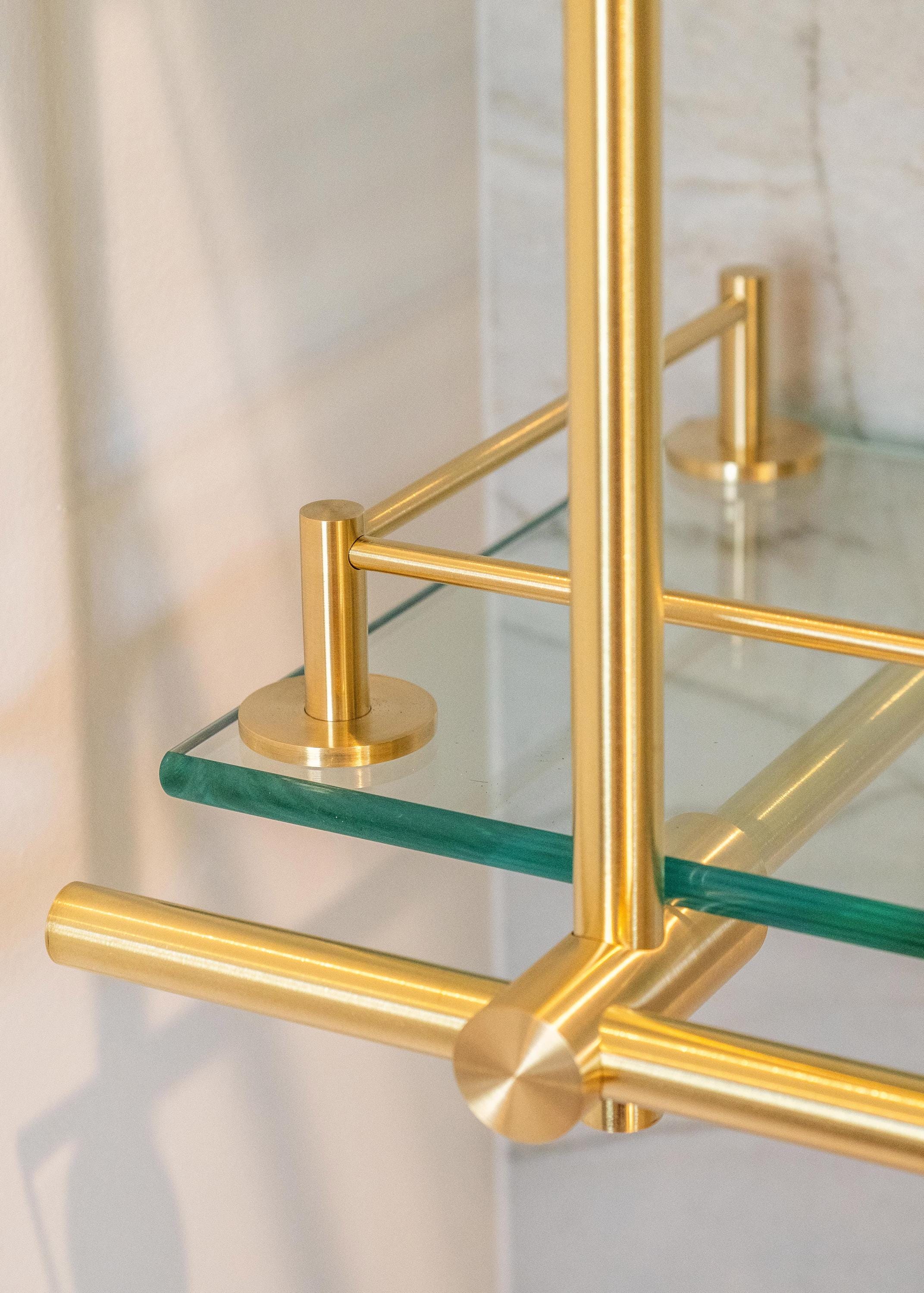 Customizable Brass Tipping Rail - Bottle Rail/ Shelf Rail / Fiddler ...