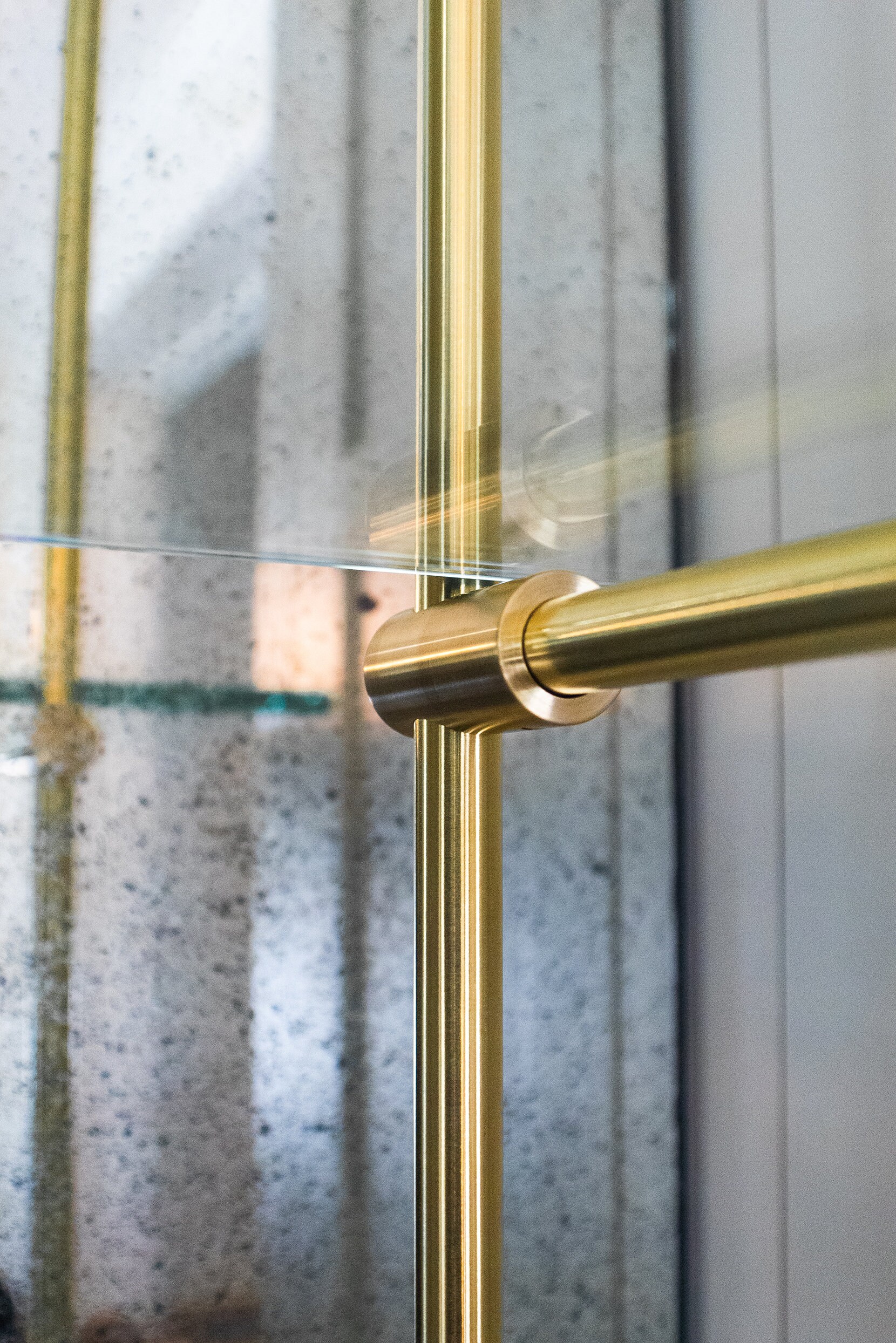 Brass Two-way Shelf Connector for Modular French Bistro Shelves | the ...