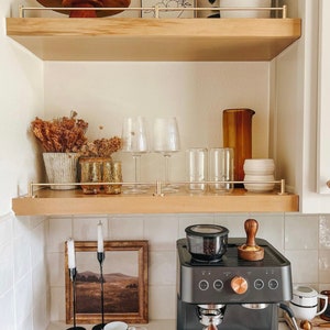 Customizable Brass Tipping Rail - Bottle Rail/ Shelf Rail / Fiddler ...