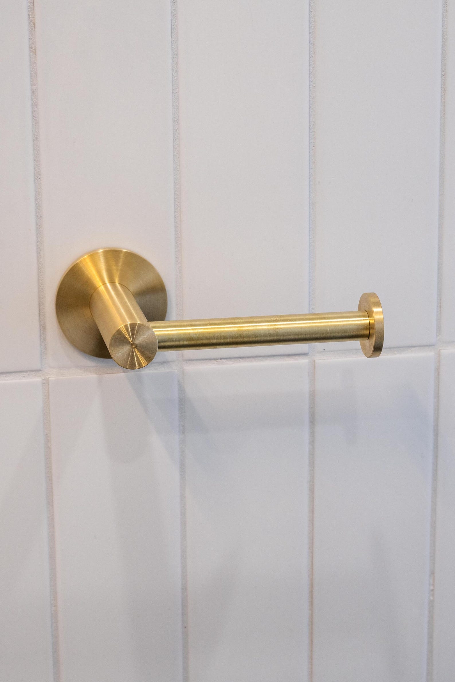 Brushed Brass Toilet Paper Holder - Satin Brass - Solid Brass | the Origin Toilet Paper Holder ...