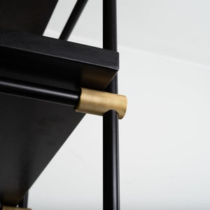 Brass Two-way Shelf Connector for Modular French Bistro Shelves | the ...