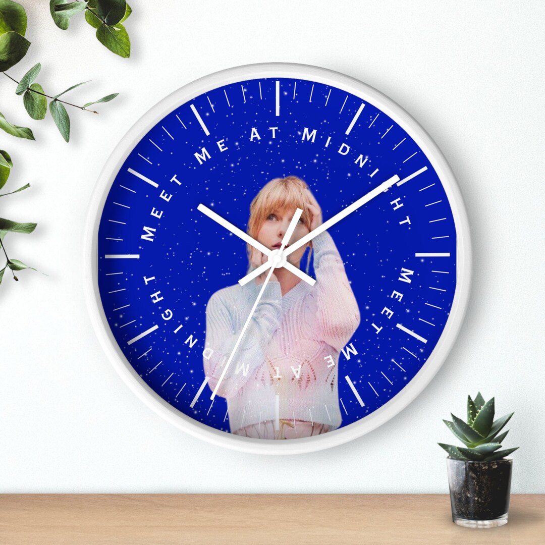 Taylor Wall Decor Clock Christmas Gift for Her Room Wall Decor Swiftie ...