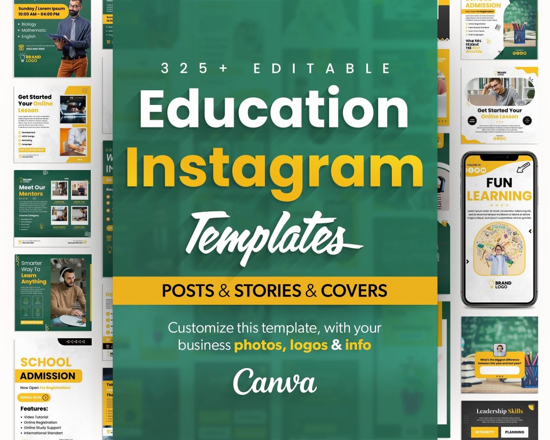 325 Education Instagram Templates, Education Quotes, Teacher Templates ...