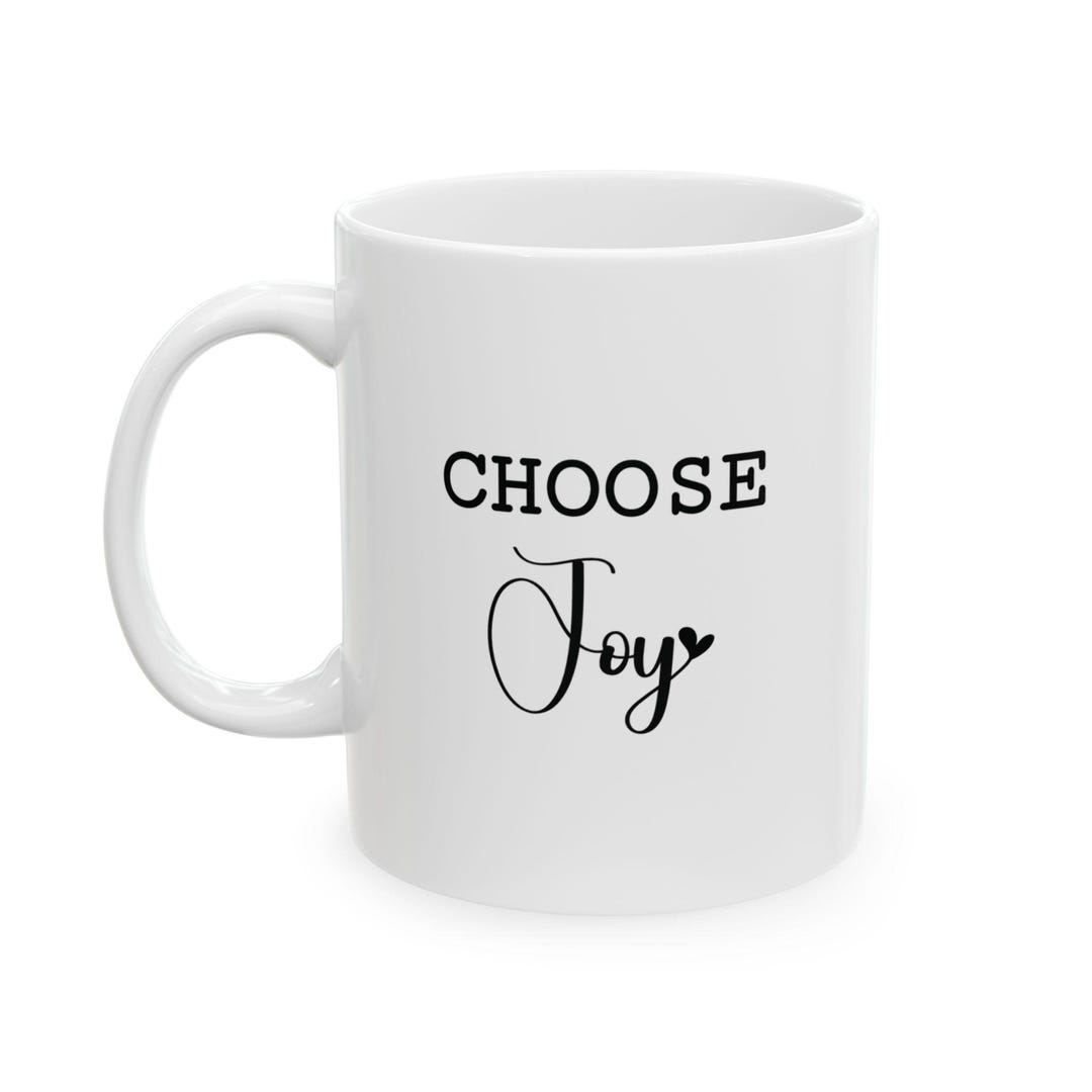 Choose Joy Coffee Mug, Motivational Coffee Mug, Inspirational Cup ...