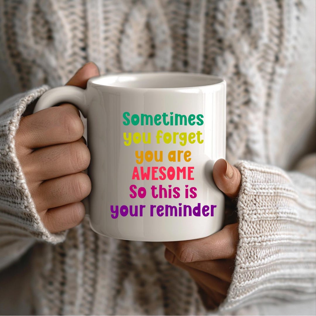 Motivational Gift, Mug for Self Confidence, Affirmation Mug ...
