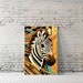 Colorful Zebra Paint Colors Printable Art, Digital Download Print, Wall ...