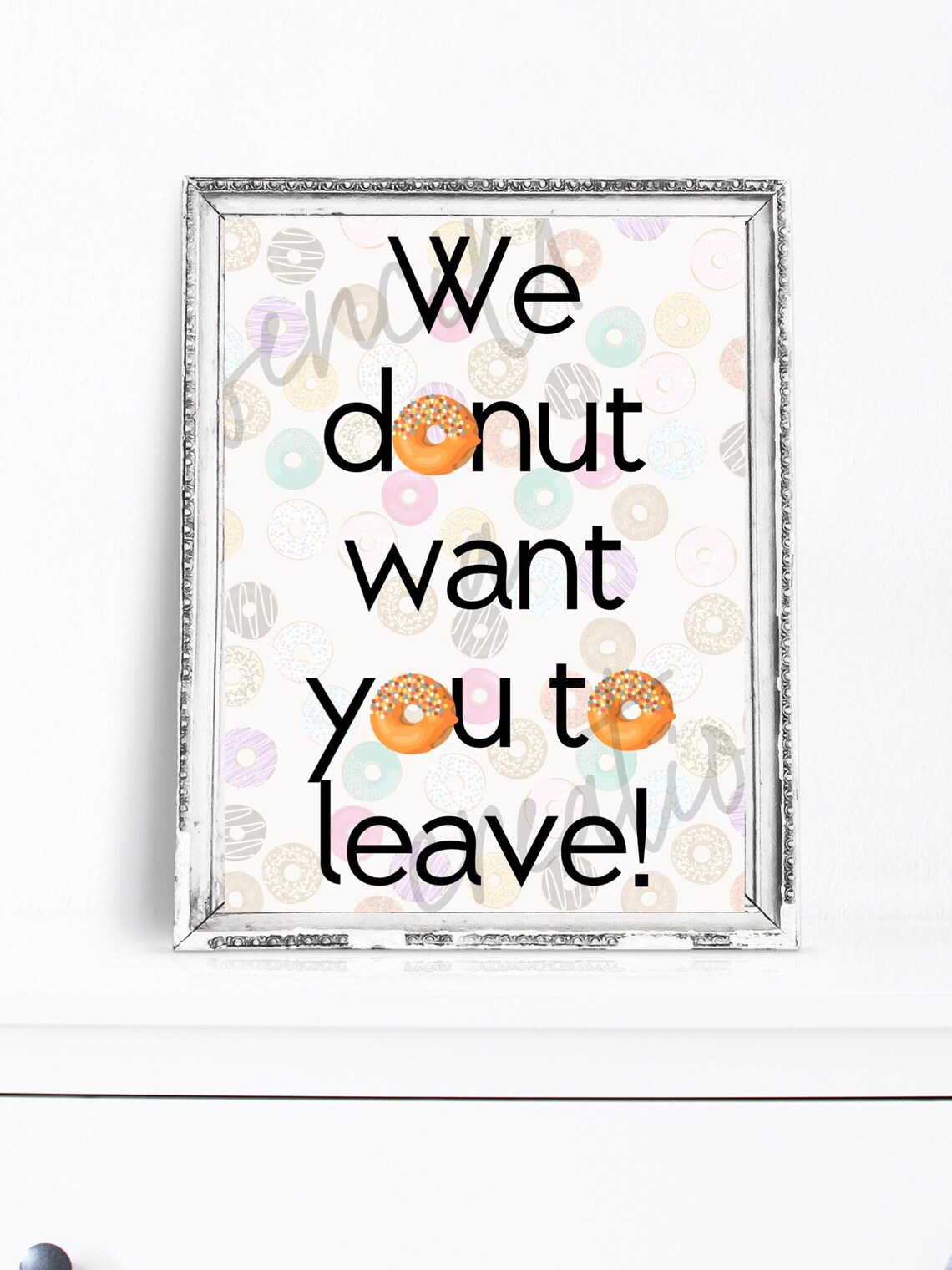 Going Away Party Decoration- Instant Download-printable “we Donut Want ...