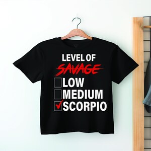 Level of Savage Zodiac SVG PNG: Capricorn, Scorpio, Sagittarius - Etsy