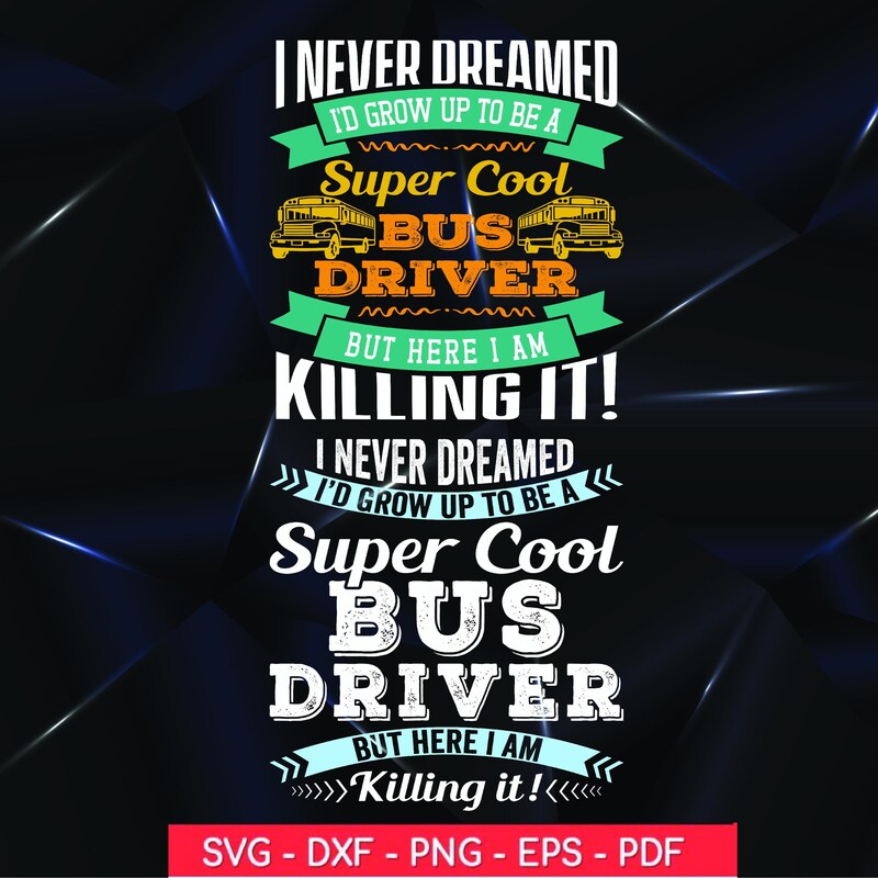 Bus Driver Svg - Etsy