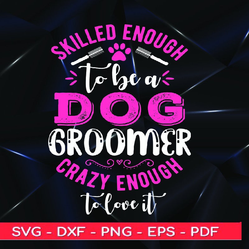 Dog Groomer Silhouette Svg - Etsy UK