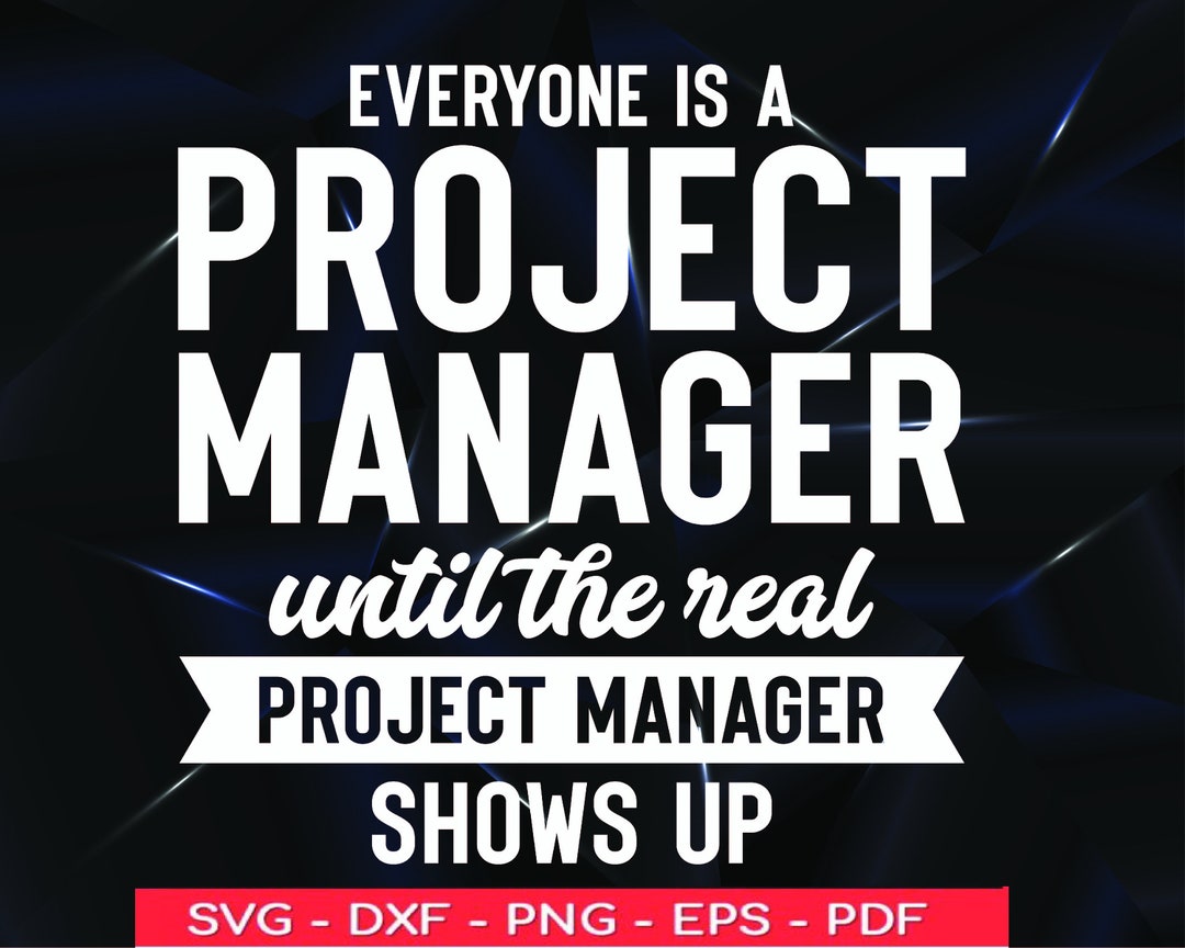 Project Manager SVG Design: Coworker Gift (digital Files) - Etsy