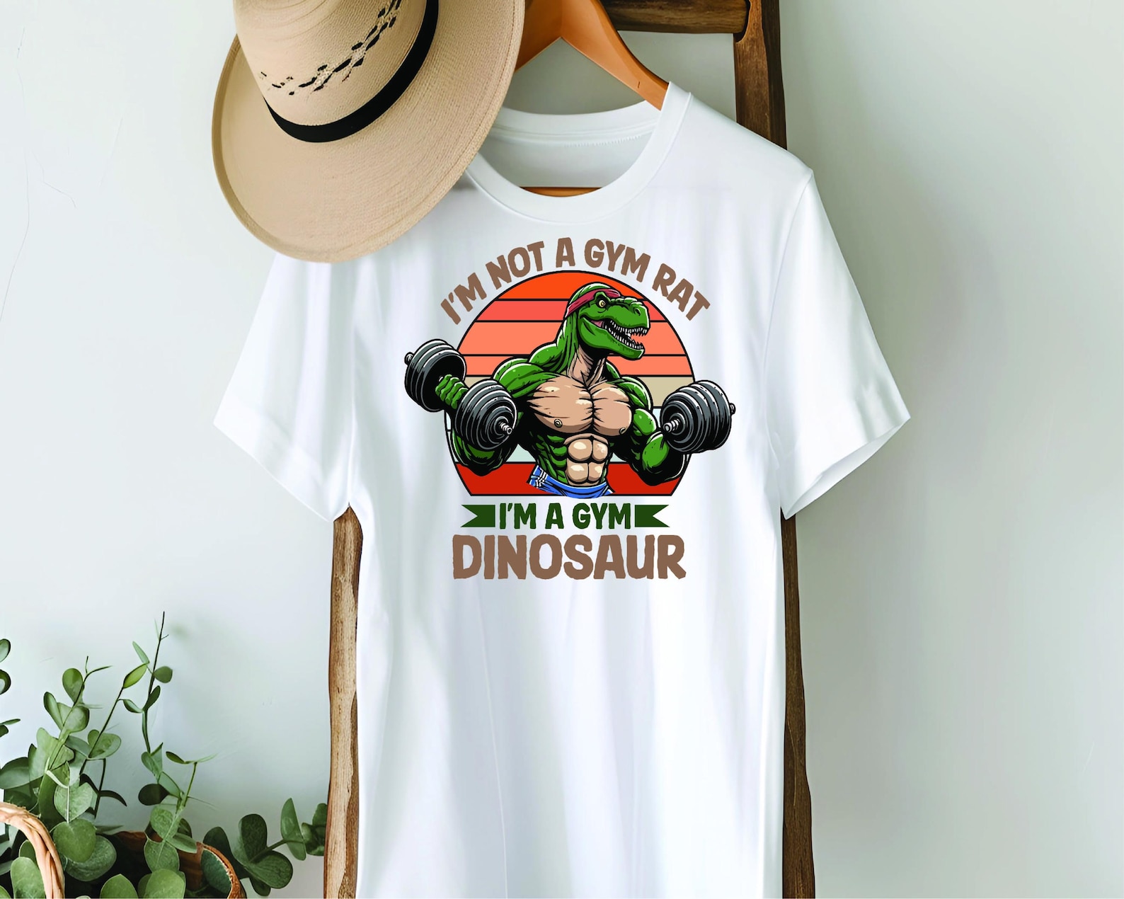 Funny Gym Dinosaur SVG: Bodybuilder T-rex Design (PNG, EPS) - Etsy