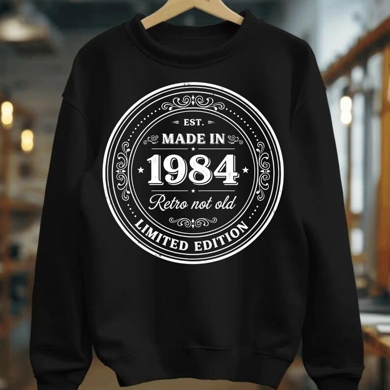 41th Birthday Svg Png, 1984 Svg, Born in 1984 Vintage Svg, Vintage 1984 ...