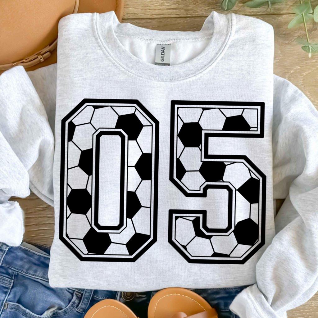 Soccer Jersey Numbers Svg Png, Soccer Football Svg, Customize Your ...