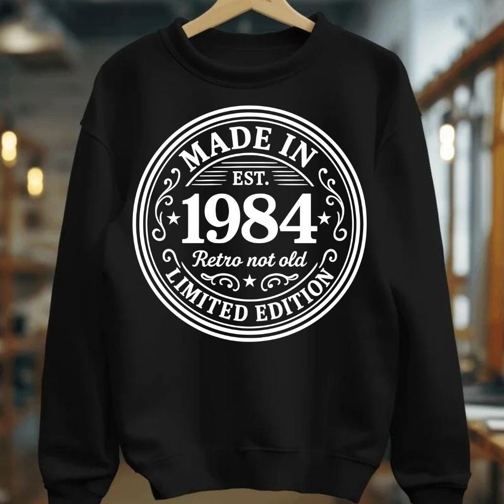 41th Birthday Svg Png, 1984 Svg, Born in 1984 Vintage Svg, Vintage 1984 ...
