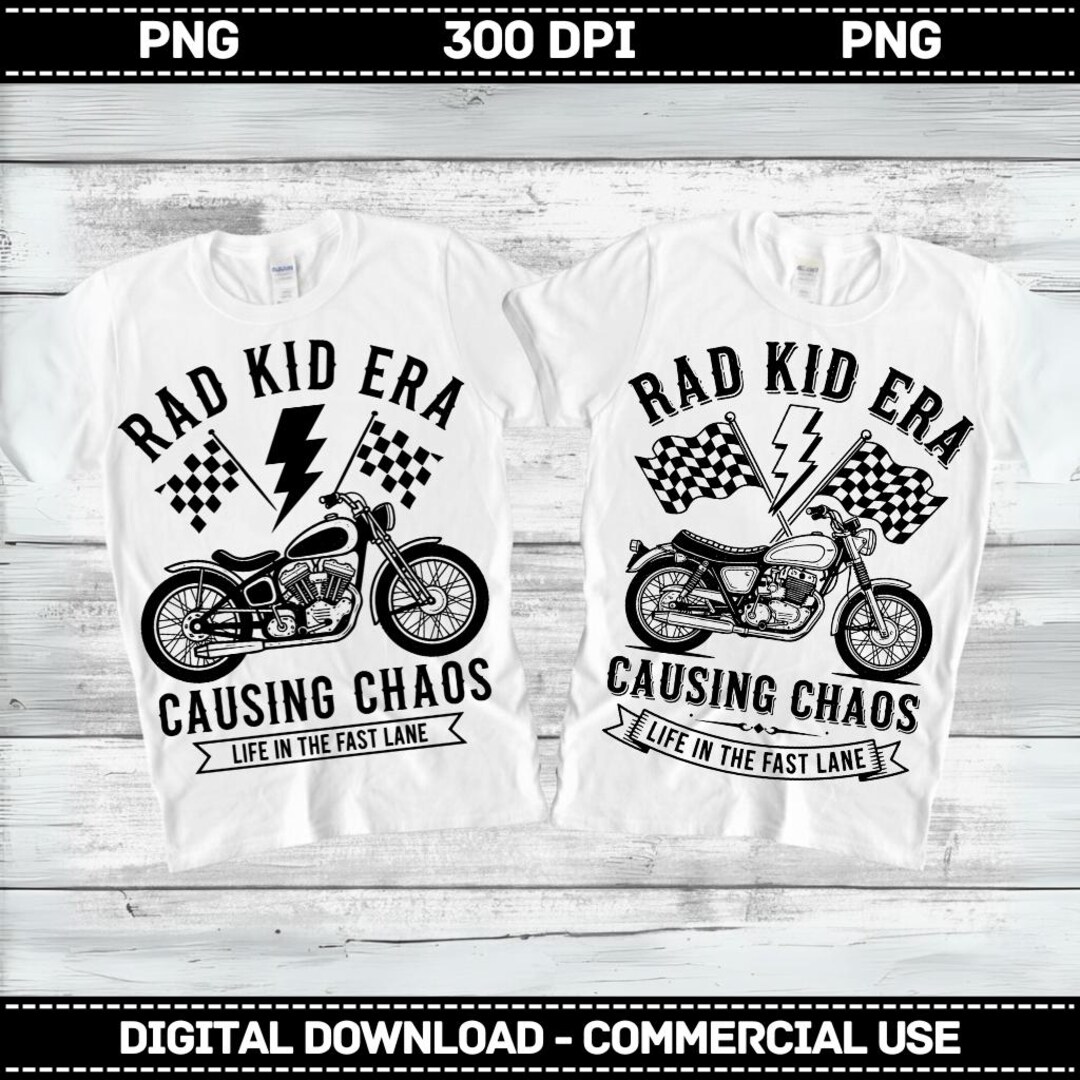 Toddler Png, Rad Kid Era Png Svg, Trendy Kid Shirt Png, Causing Chaos ...