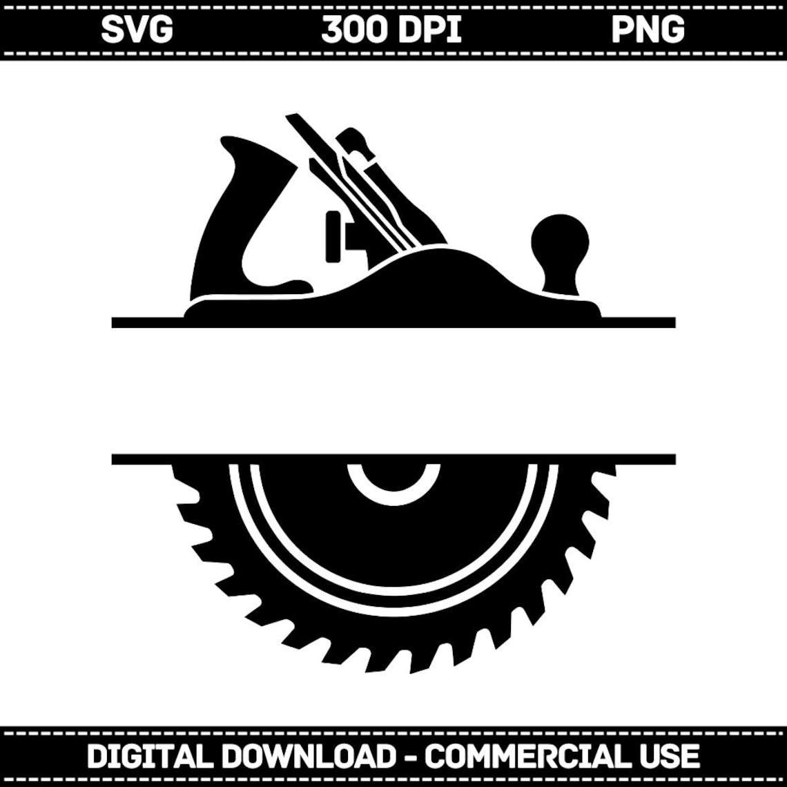 Woodwork Monogram Svg Png, Woodworking Logo Design, Wood Saw Svg ...