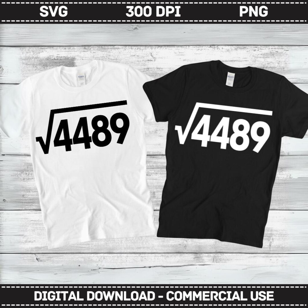 Funny Math Meme Png Svg, Square Root of 4489, Internet Joke Png ...