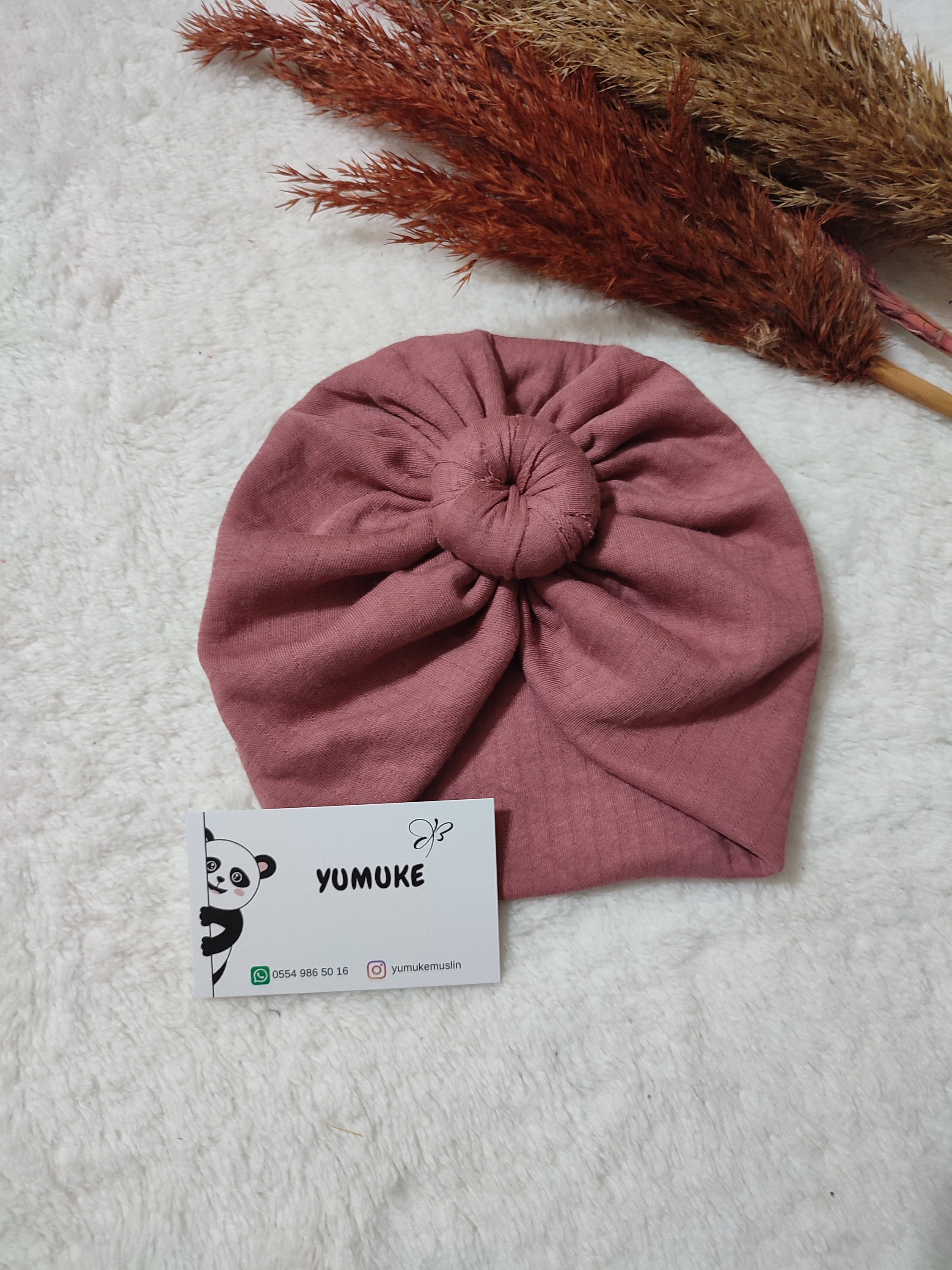 Muslin Combed Fabric Baby Turbans, Knot Baby Turban Hat, Newborn Beanie ...