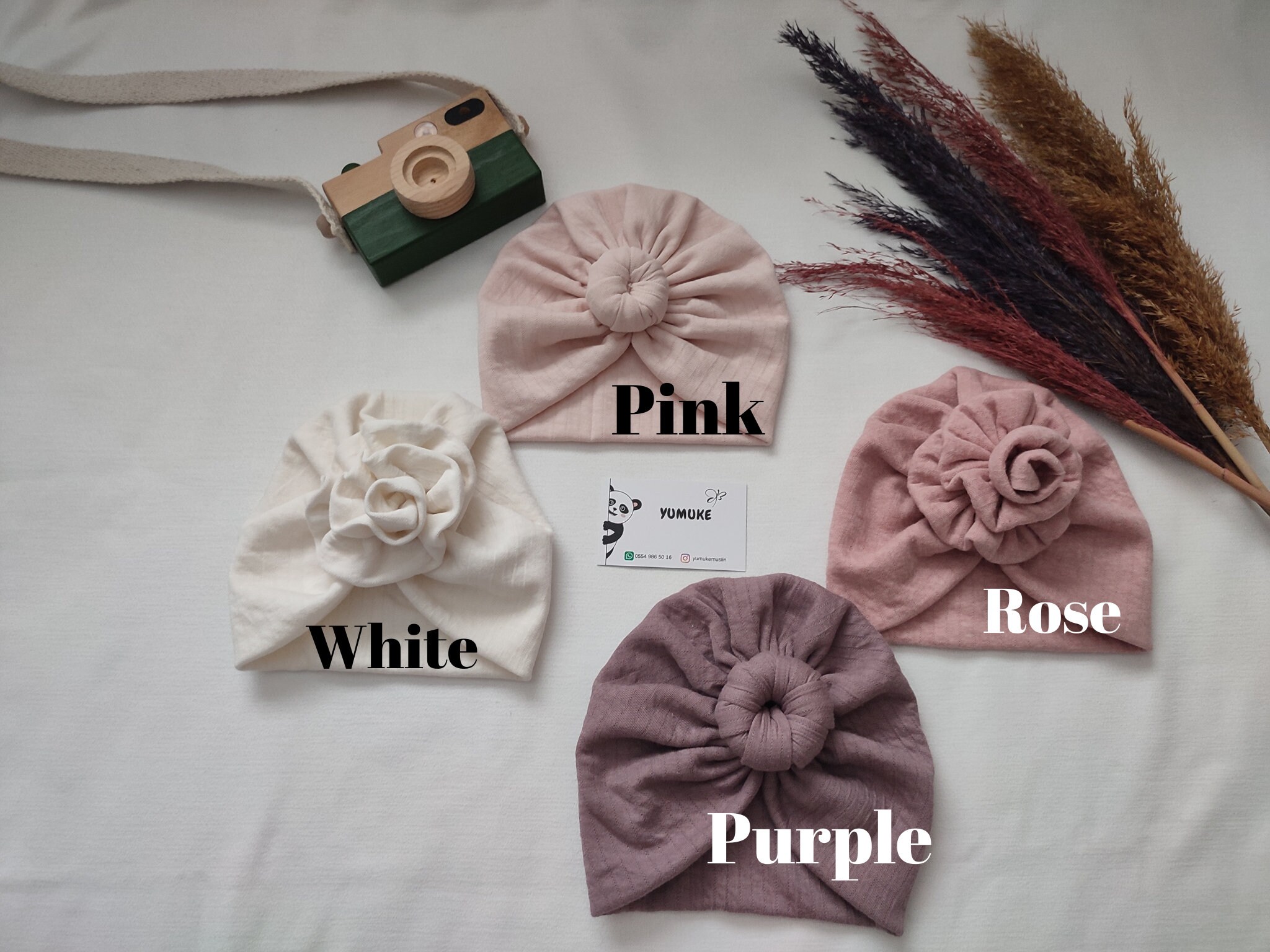 Muslin Combed Fabric Baby Turbans, Knot Baby Turban Hat, Newborn Beanie ...