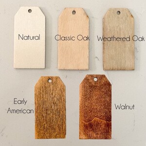 Wood Gift Tags, Wood Name Tags, Custom Stocking Tags, Custom Wood Tags ...