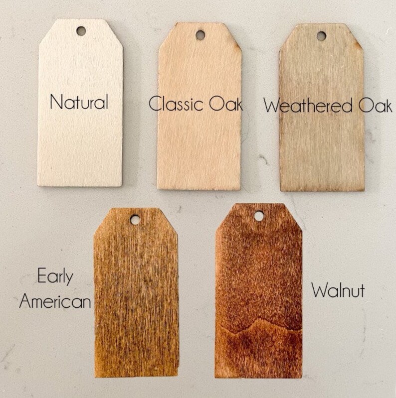 Wood Gift Tags, Wood Name Tags, Custom Stocking Tags, Custom Wood Tags ...