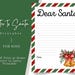 Printable Christmas Wish List | Dear Santa Letter Digital Download ...