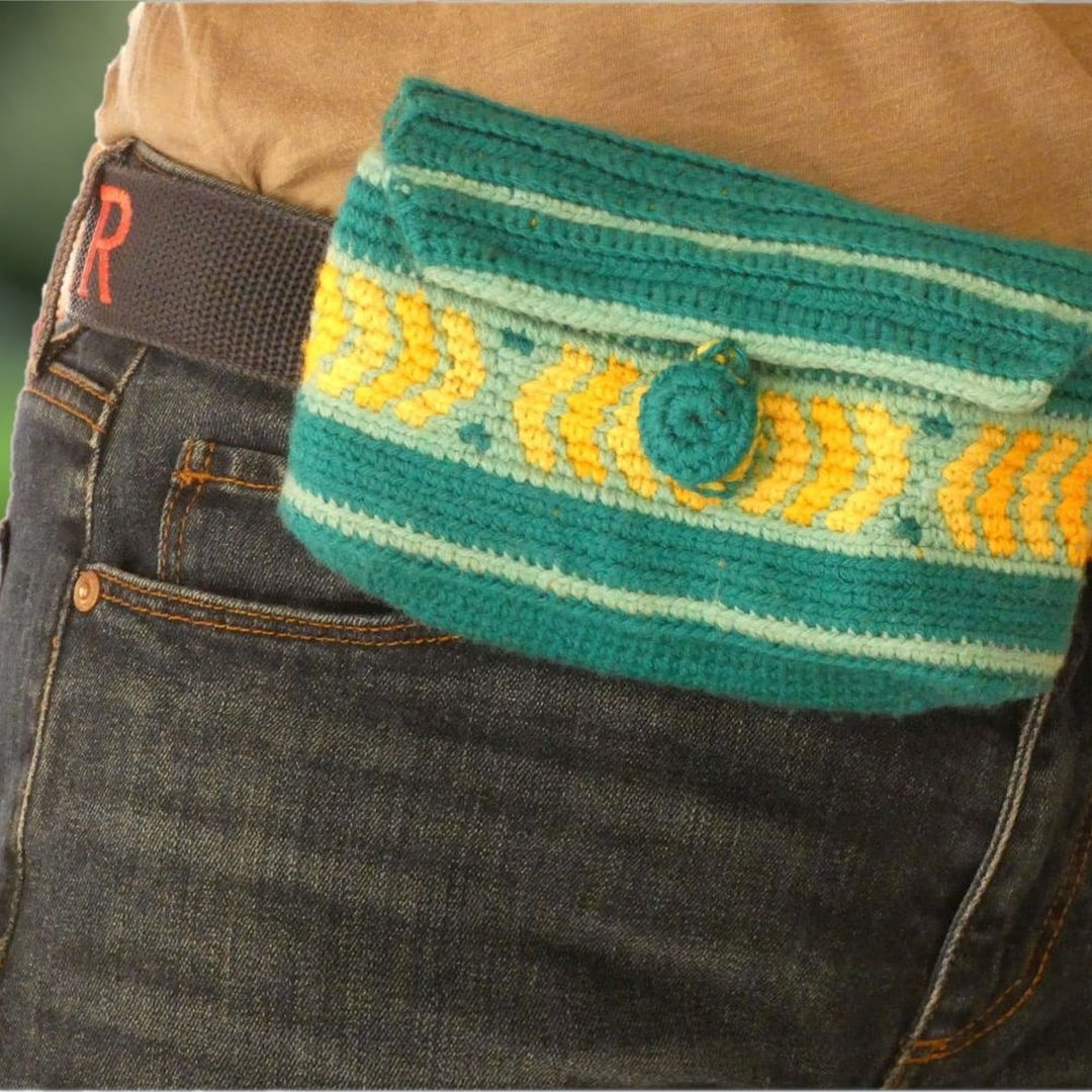 Chevron Belt Bag Crochet Pattern - Etsy