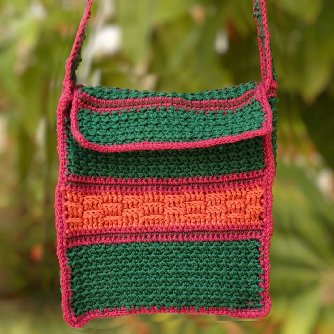Crunchy Stitch Crochet Bag Pattern - Etsy