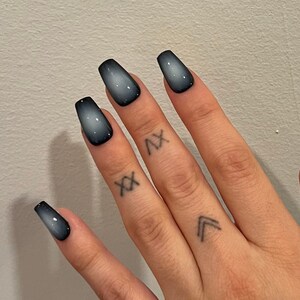 FFXIV Emet Selch Inspired Custom Press on Nails Fake Nails Final ...