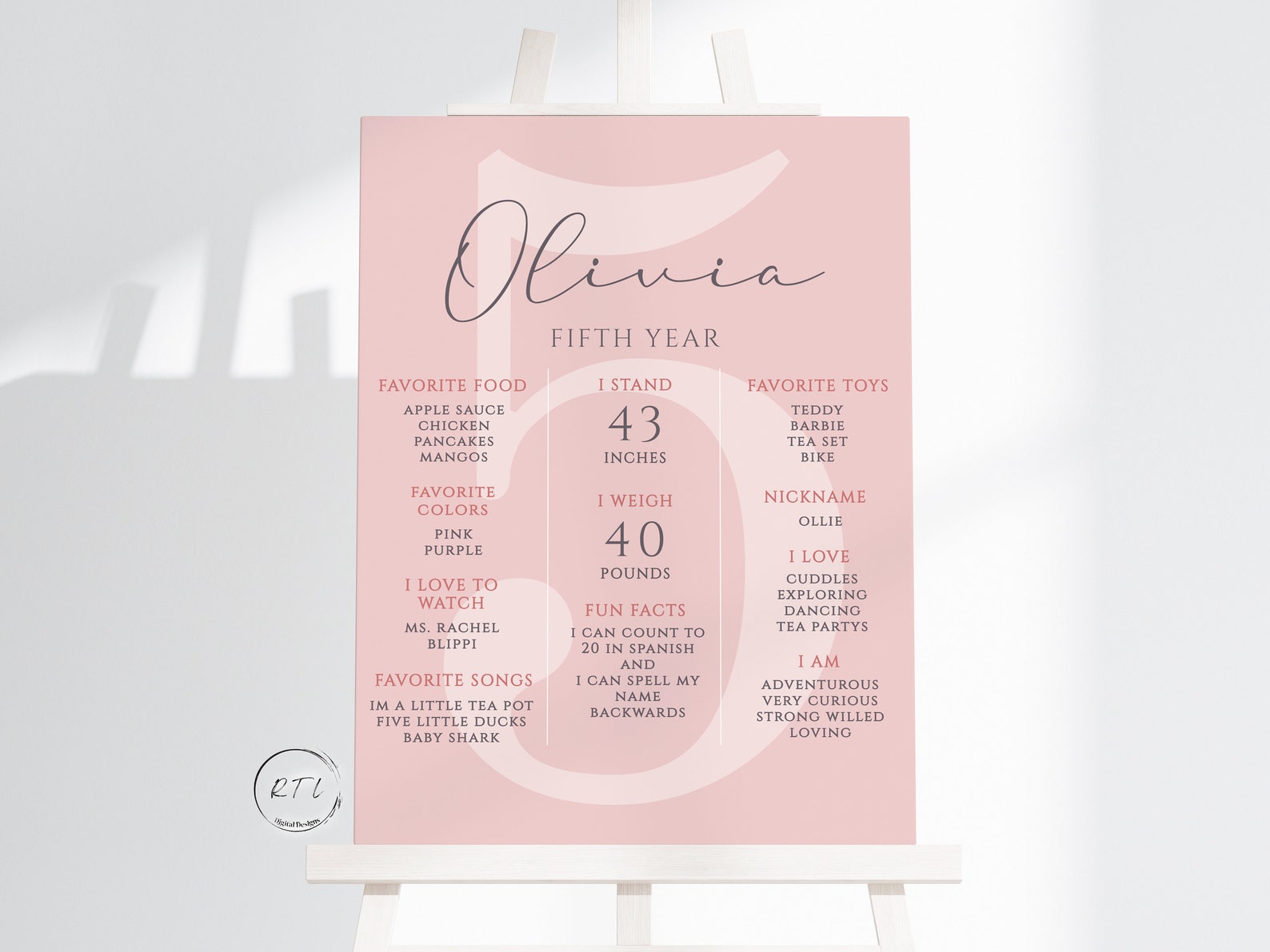 Any Age Milestone Board, Simple Milestone Sign, Minimalist Milestone ...