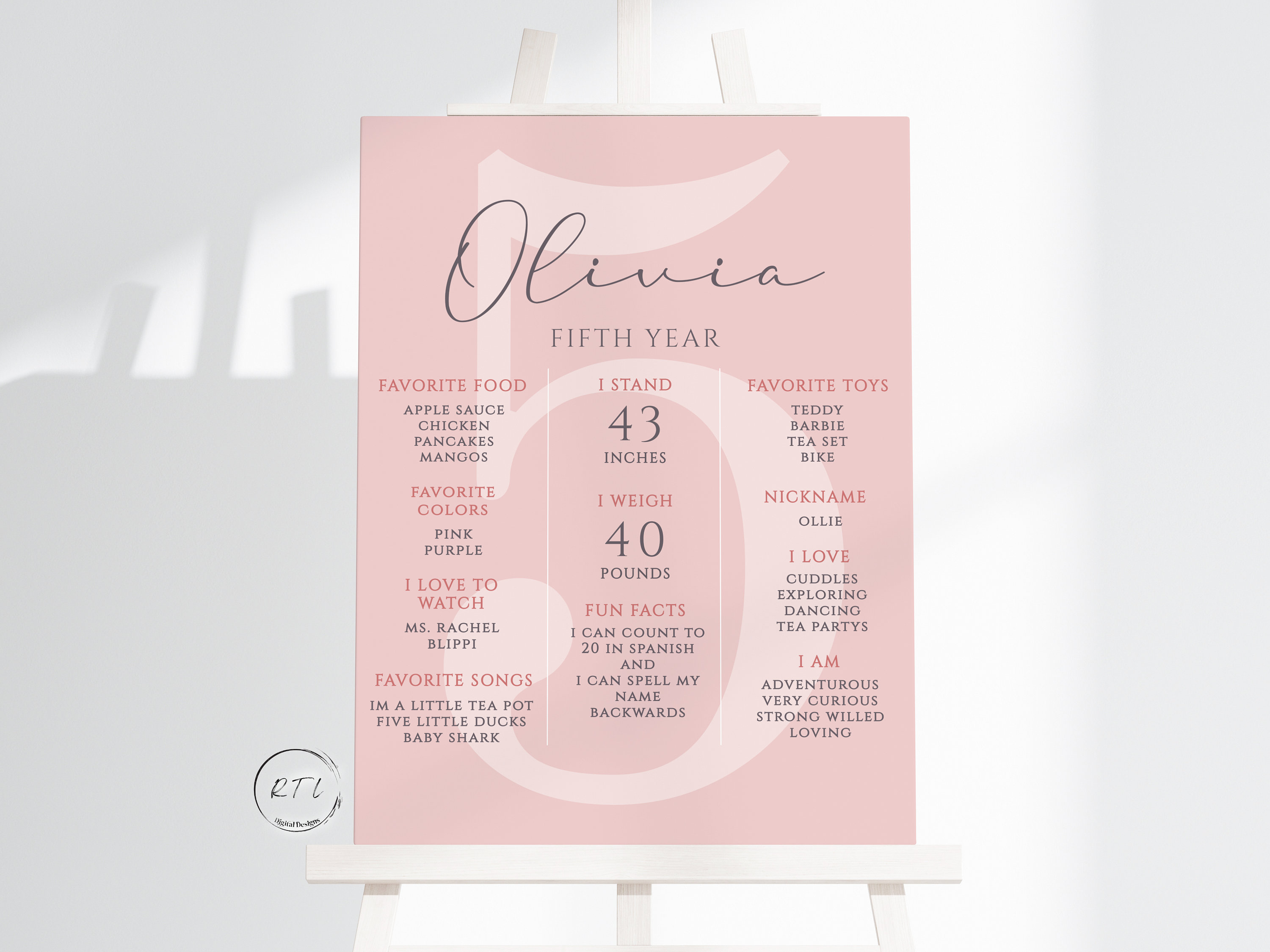 Any Age Milestone Board Simple Milestone Sign Minimalist - Etsy