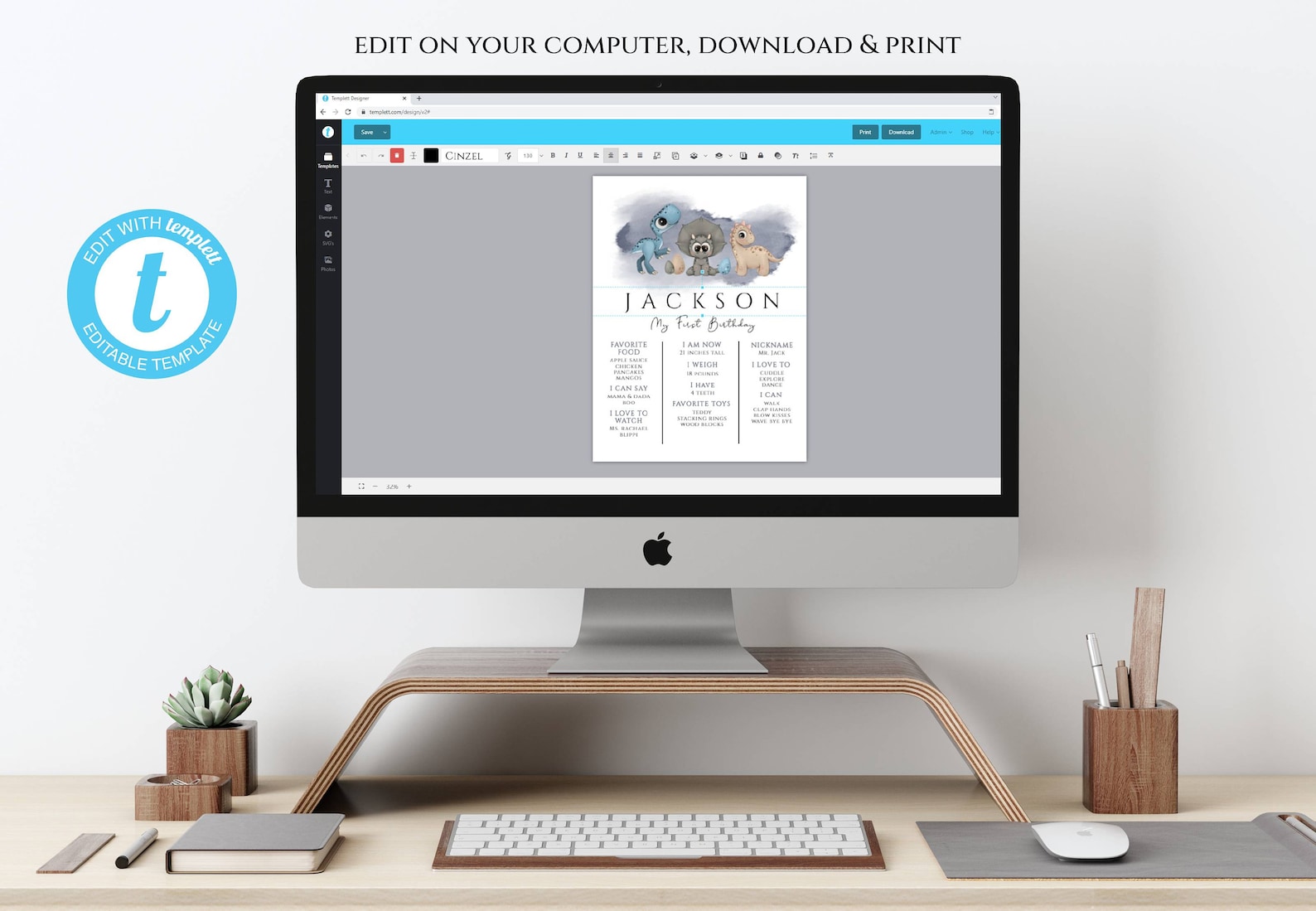 Any Age Milestone Board, Simple Milestone Sign, Minimalist Milestone ...