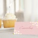 Editable Daisy Food Labels, Boho Daisy Place Cards, Pink Daisy Tent ...