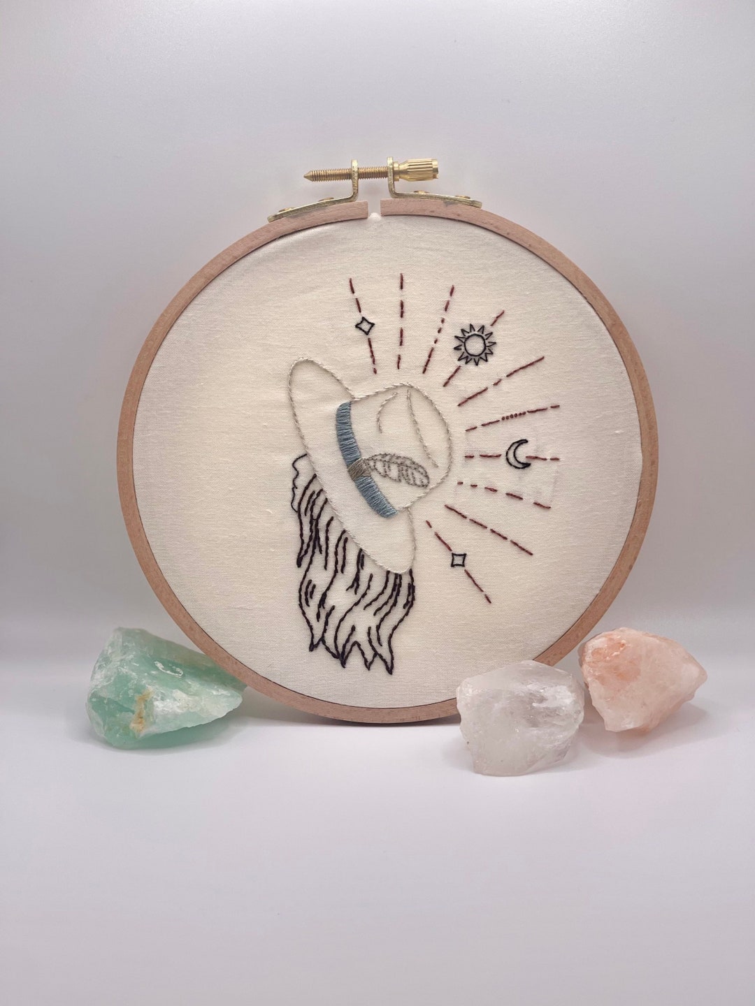DIY Astrology Girl Embroidery Kit DIY Beginner Embroidery - Etsy