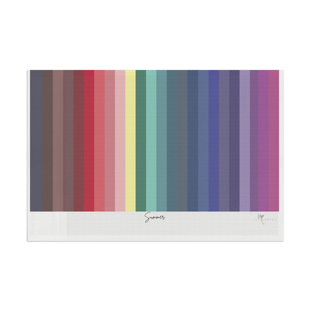 Summer Color Analysis Drape Cloth 12x 18 Color Analysis Swatch Palette ...