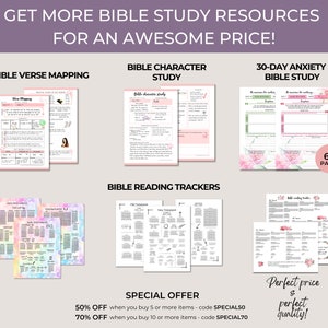 Verse Mapping Printable, Bible Study Template, Minimalist Scripture ...