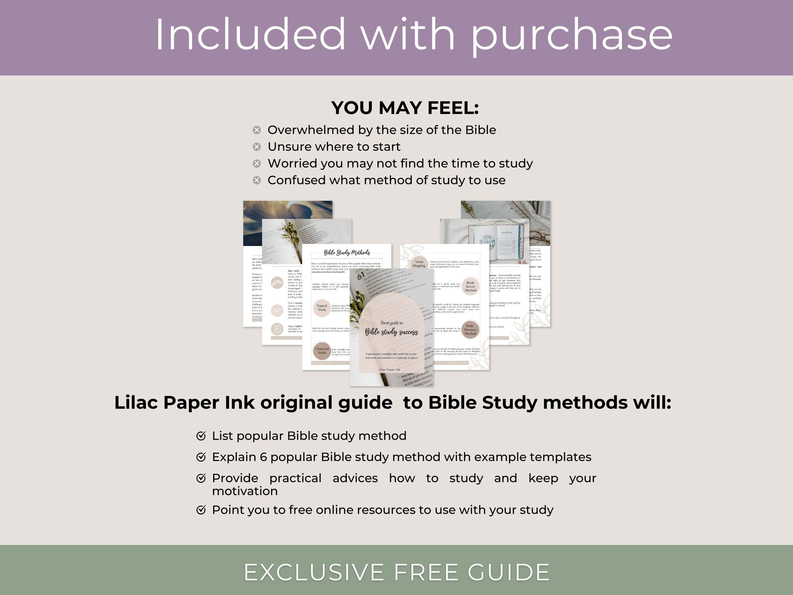 Bible Verse Mapping Printable, Bible Study Template, Boho Themed ...