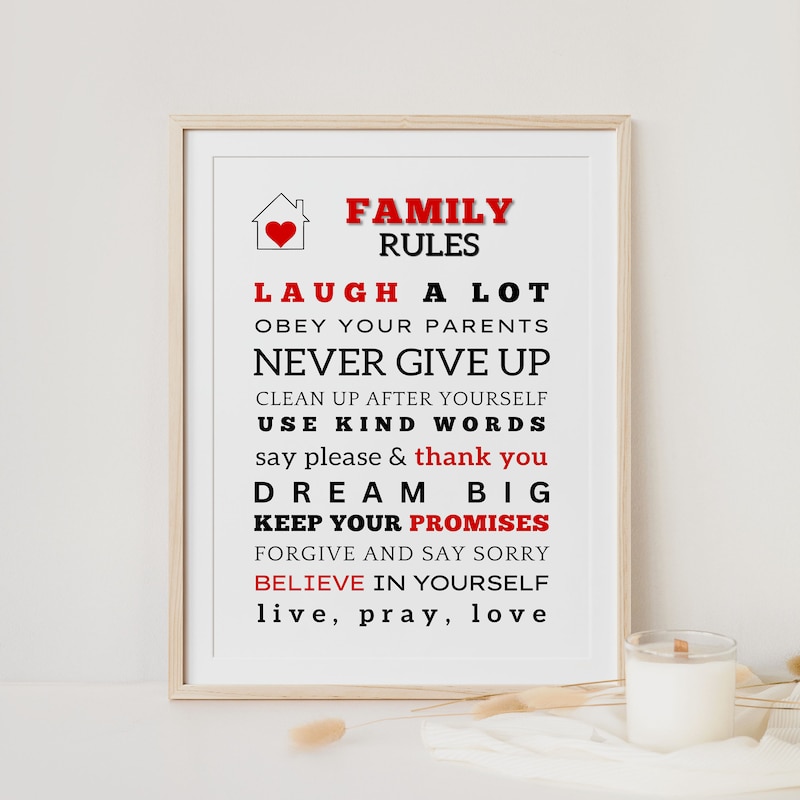 Family Motto - Etsy