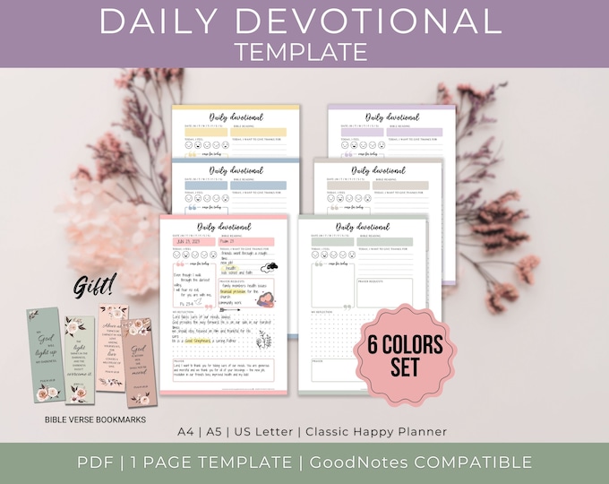 Digital Faith Journal, Devotional Journal, Bible Journal, Faith ...