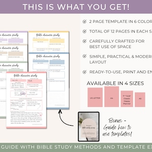 Bible Character Study, Bible Study Printables, Christian Character ...