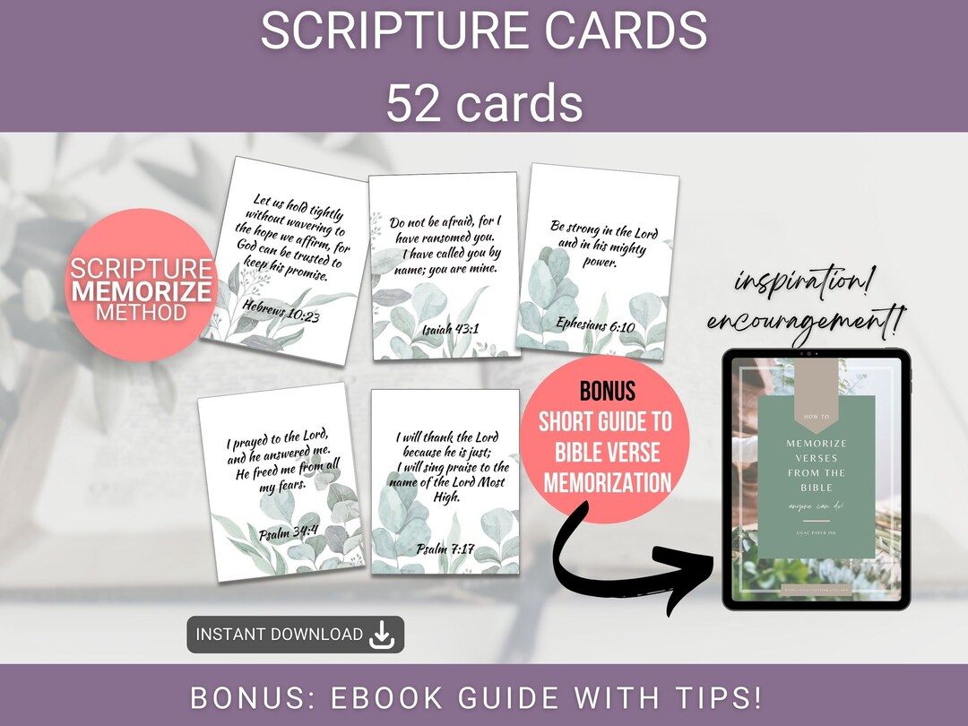 Christian Encouragement Cards, Christian Vision Board Cards ...