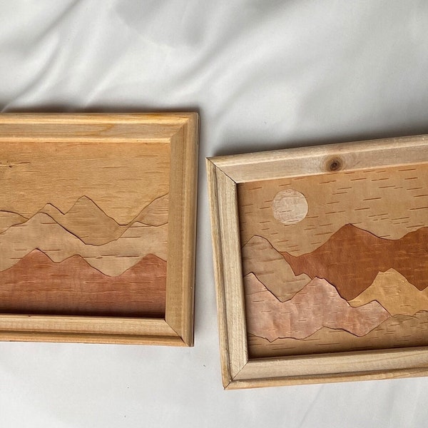 Birch Bark Art - Etsy