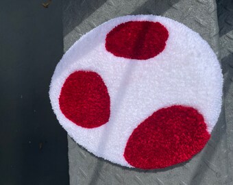 Handmade Tufted Yoshi Egg Floor Rug New Color Options Available - Etsy